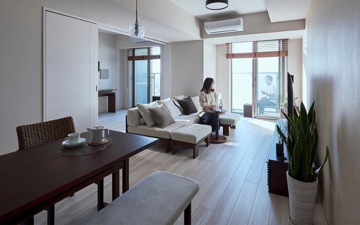 L字リビングの間取りを快適にレイアウトするコツ ～L字のリビング・LDK実例付き～ | a.flat 風が運ぶ、自然の贈りもの - 目黒通り・新宿・大阪梅田(グランフロント北館)