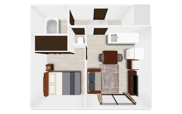 1DKでも住みやすいレイアウトとは？1LDKとの違いや一人暮らし向けのレイアウト例をご紹介 | a.flat 風が運ぶ、自然の贈りもの - 目黒通り・新宿・大阪梅田(グランフロント北館)