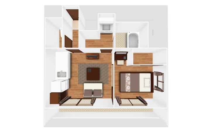 【1DKとは？】1LDKや1Kとの違いや一人暮らし・同棲を快適にするコツをレイアウト付きで解説 | a.flat 風が運ぶ、自然の贈りもの - 目黒通り・新宿・大阪梅田(グランフロント北館)