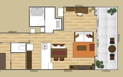 2LDKのレイアウト例・家具配置 ～二人暮らし・同棲で叶える理想のリビング・部屋～ | a.flat その暮らしに、アジアの風を - 目黒通り・新宿・大阪梅田(グランフロント北館)