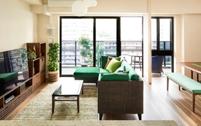 3LDKのレイアウト例・家具配置 ～3人・4人家族で豊かに暮らすリビング・部屋～ | a.flat その暮らしに、アジアの風を - 目黒通り・新宿・大阪梅田(グランフロント北館)