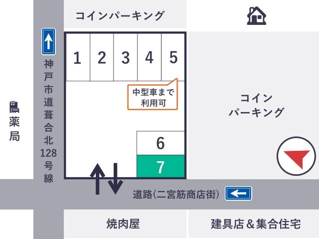 【予約制】akippa 琴ノ緒町2丁目 空き地駐車場 詳細/周辺情報| NAVITIME Travel