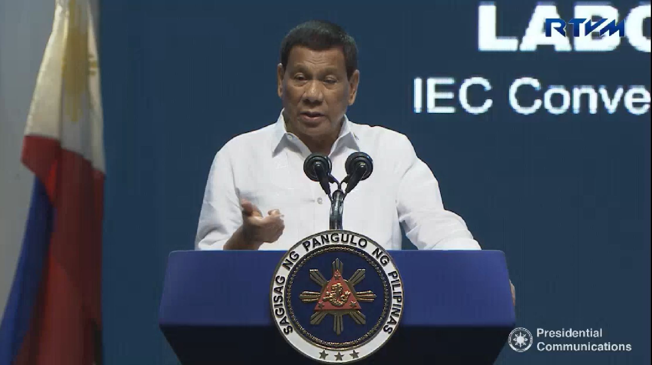 Duterte defends implementation of TRAIN law