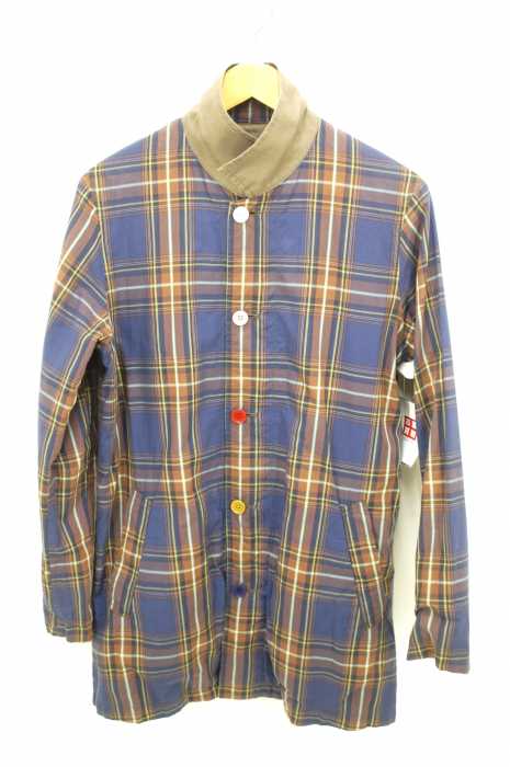 BARACUTA（バラクータ） リバースブルチェンジボタンショップコート メンズ アウター – ブランド古着買取販売バズストア
