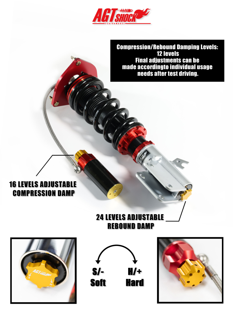 AGT-Shock, Coilovers, Coilovers factory, air suspension, 2-way ...