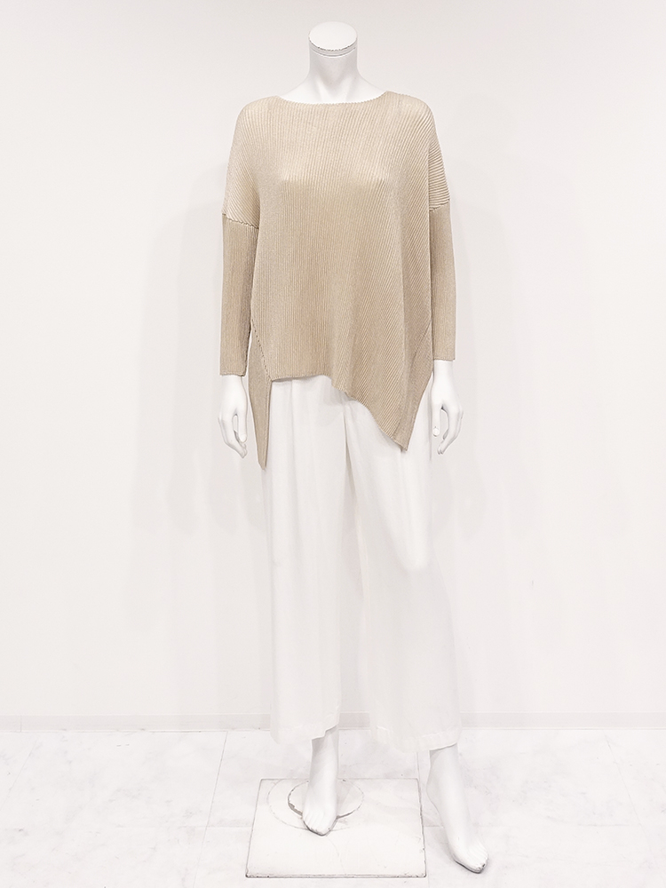 バイアスシャトル アシメントリーヘムライン プルオーバートップス｜SPECCHIO公式通販【スペッチオ オンラインショップ】