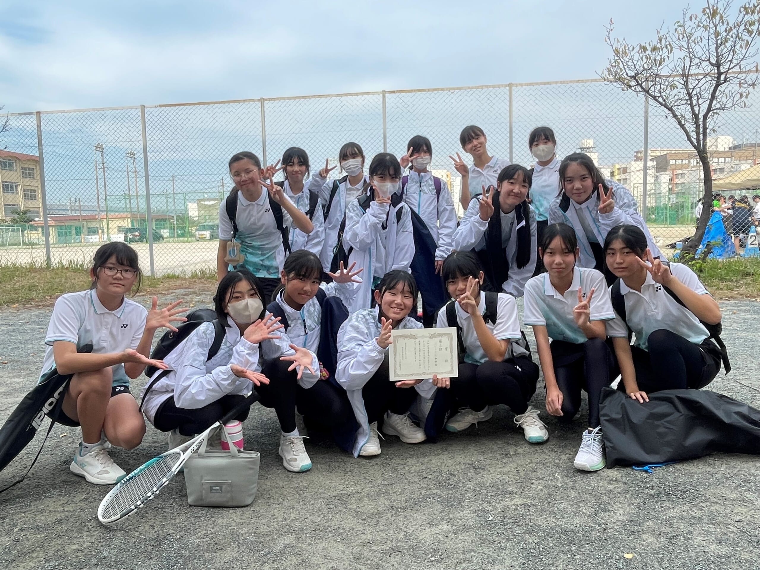 中学ソフトテニス 大会報告 | 中学｜ソフトテニス部 | 筑紫女学園中学校・高等学校 | Yellz（エールズ）