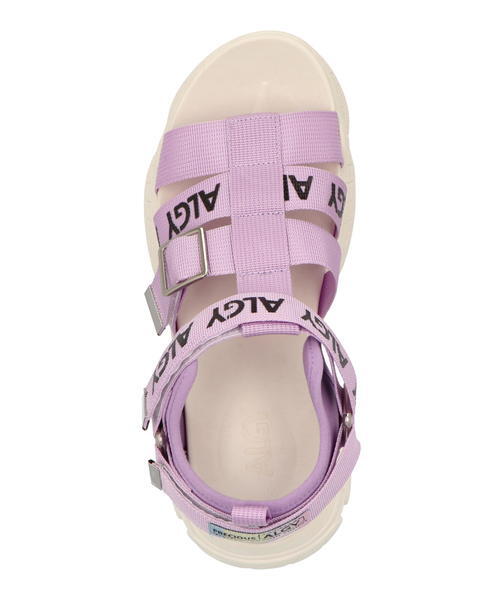 アルジー｜ALGY キッズ 通販 ALGY アルジー キッズ 厚底ロゴベルトサンダル【軽量】 4301 パープル[2259][2272_3 ...