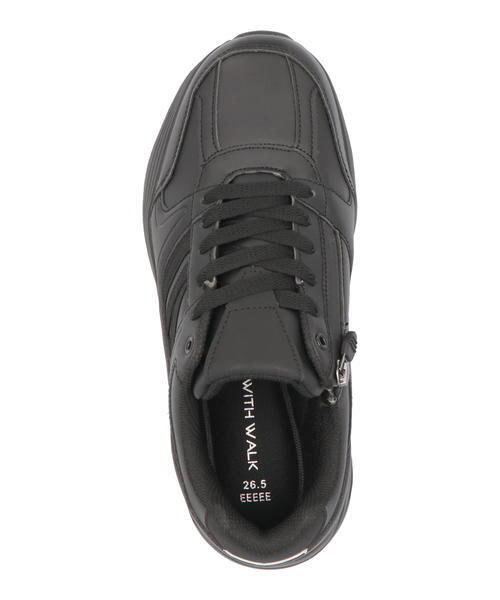 メンズ 通販 WITH WALK ウィズウォーク メンズ ウォーキングシューズ【超幅広5E/防水】抗菌 低反発インソール 脱ぎ履き簡単 ...