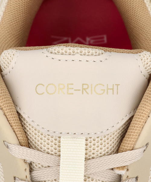 コアライトプラスBMZ | CORE-RIGHT+BMZ レディース 通販 CORE-RIGHT+BMZ コアライトプラスビーエムゼット レディース アシトレウォーキングシューズ【軽量/浮き指 ...