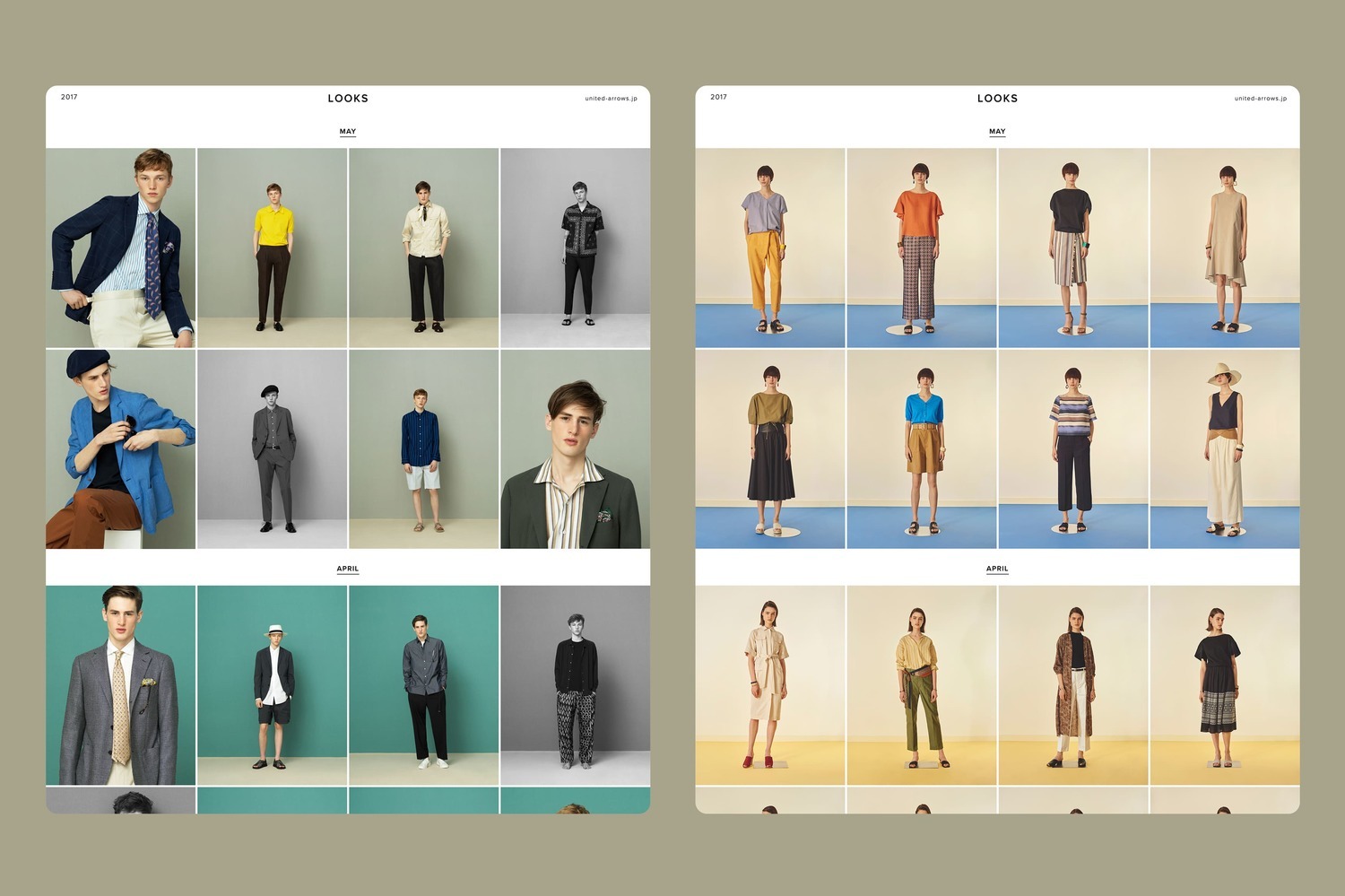 UNITED ARROWS Web Catalogs 2017–2018 | HYGE Interface Inc.