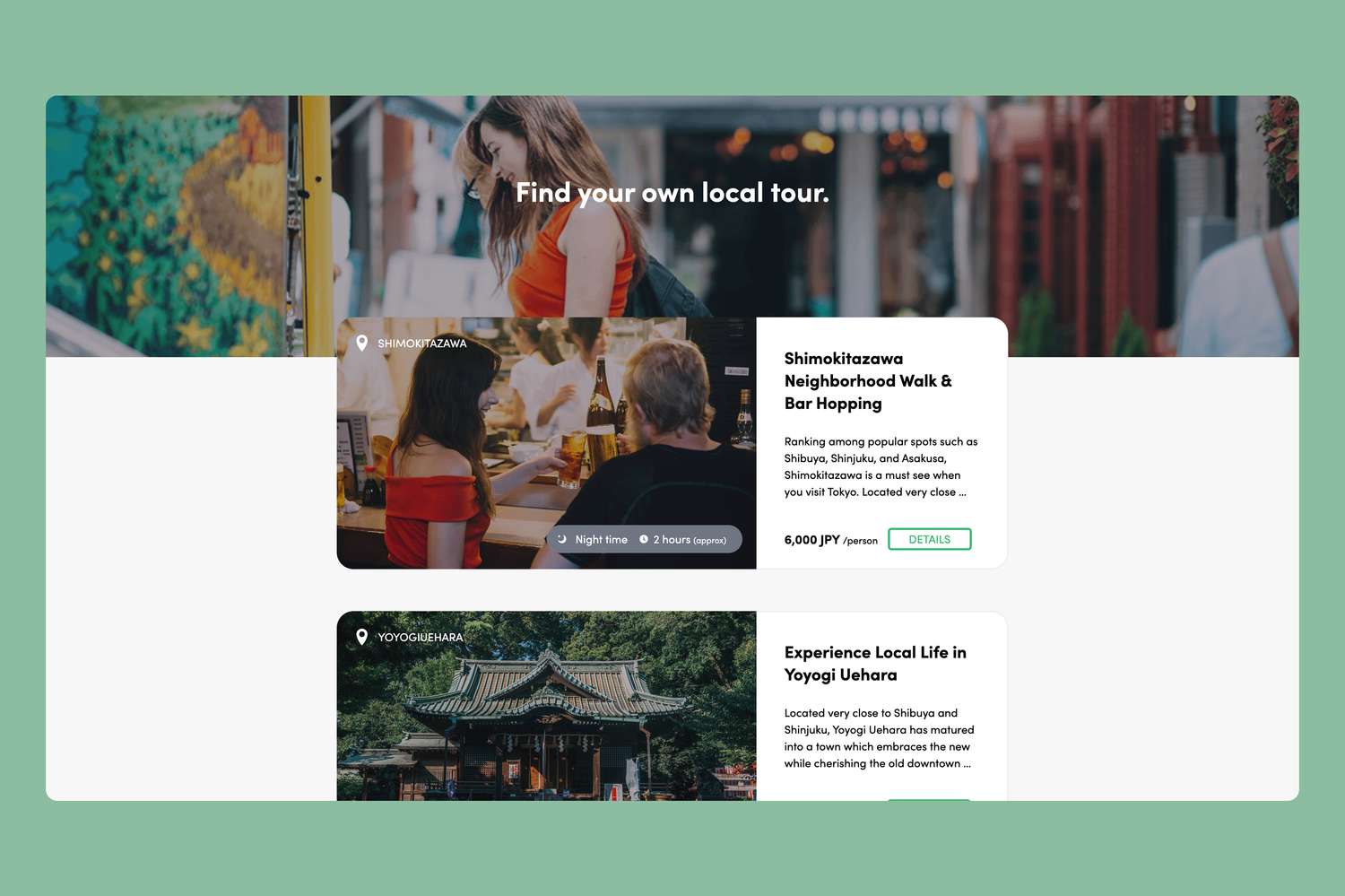 ELLiSTA Corporate Site / Local Tour Site | HYGE Interface Inc.