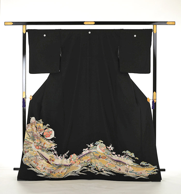 黒留袖 No.CA-0161-ワイド-MOサイズのレンタル｜きもの365