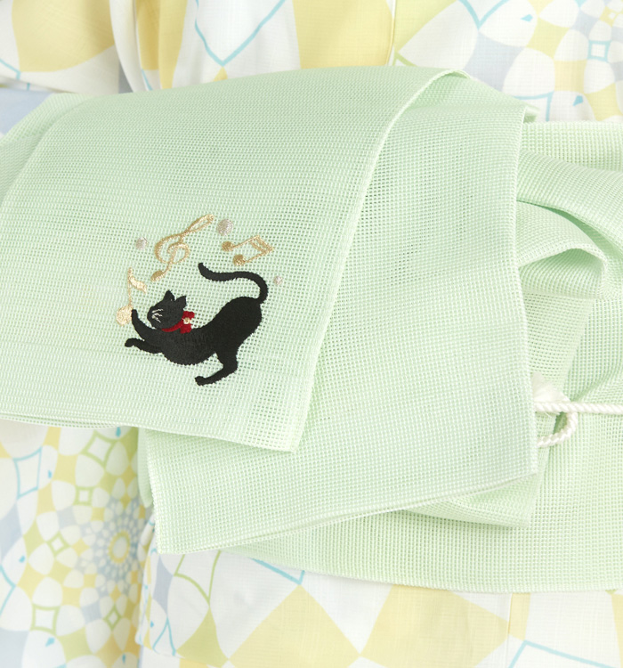 【セット】WA・KKA 夏小紋 すぐに着られる洗える着物 半巾帯・帯締め付き No.5ZA-6002-00の通販｜きもの365