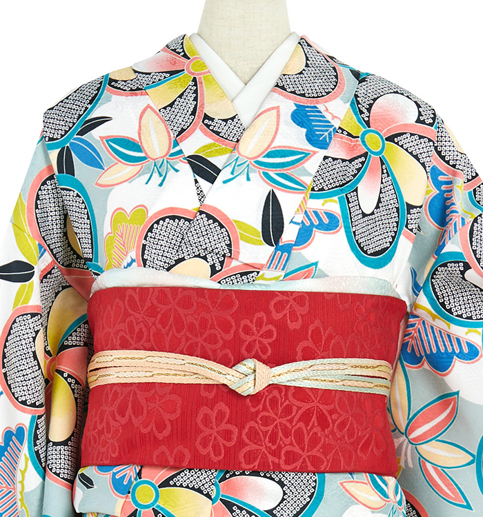 【仕立て上がり】Coucou Memoire 小紋 すぐに着られる洗える着物 Mサイズ No.5ZH-0637-02の通販｜きもの365