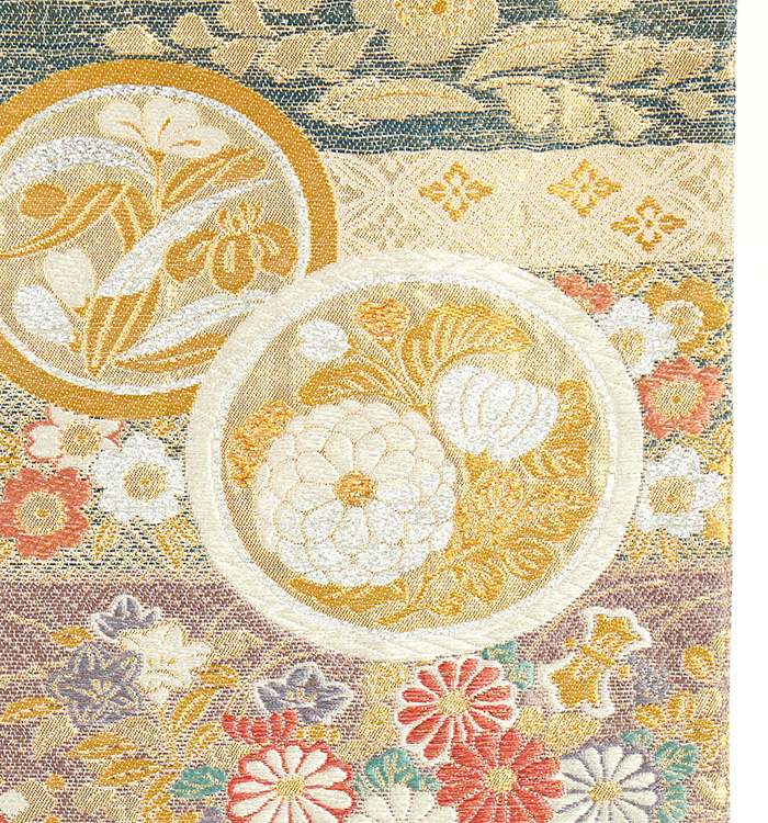 【仕立て上がり】正絹 袋帯 中古品 No.5ZH-1288-00の通販｜きもの365