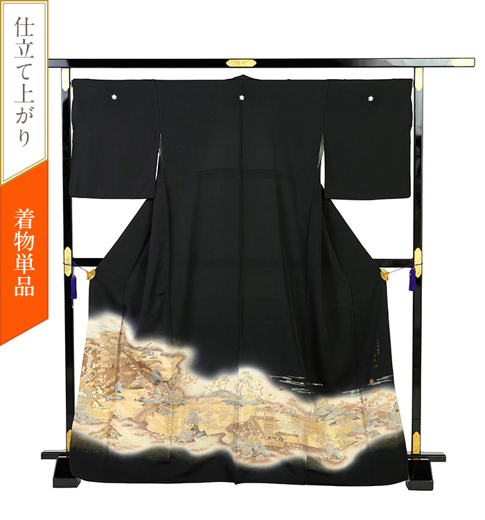 【着物単品】縫い取り 黒留袖 No.CA-2373-Mサイズの通販｜きもの365