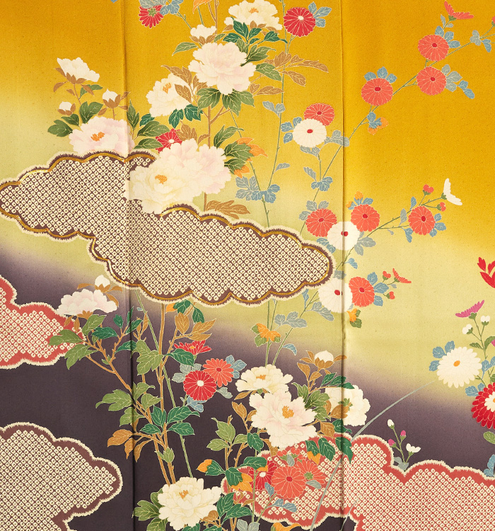 【着物単品】アンティーク風 振袖 No.EA-2684-Lサイズの通販｜きもの365