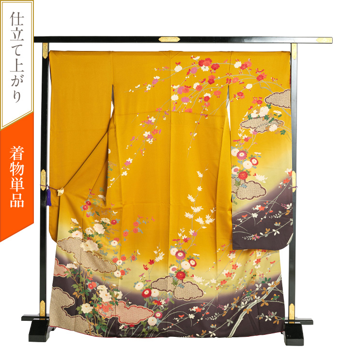 【着物単品】アンティーク風 振袖 No.EA-2684-Lサイズの通販｜きもの365