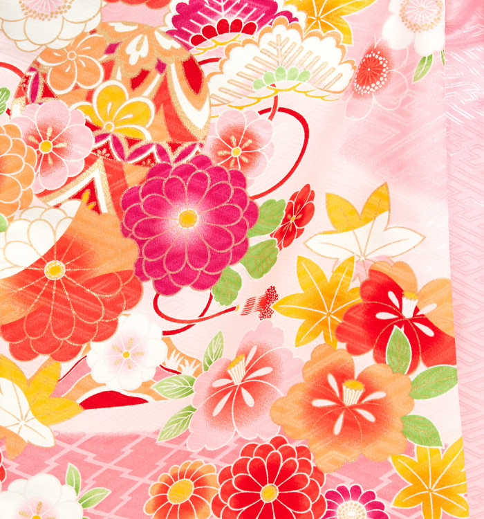 式部浪漫 七五三（子ども） 3歳女の子（専用小物付）No.JE-0171のレンタル｜きもの365