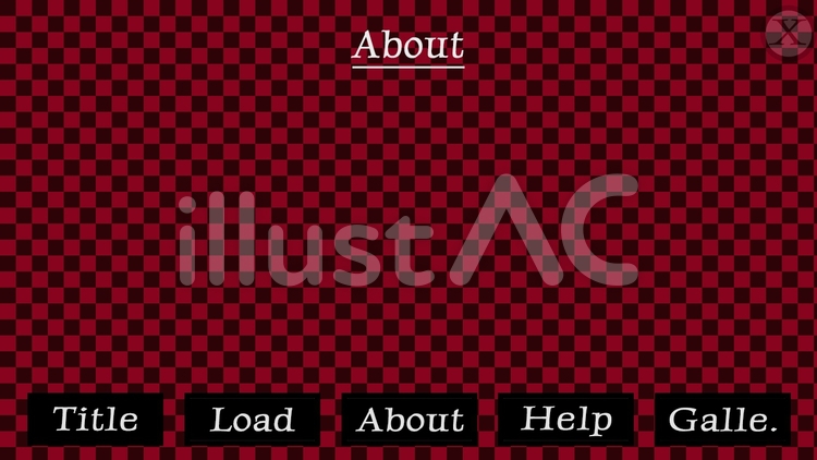 Free Vectors | Visual Novel Text Adventure Game Cover 009_About Screen 2