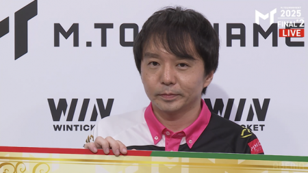 【8/1 Mトーナメント2025 Final結果】第1試合の大きなトップで一気に決め手に！堀慎吾がMトーナメント2025優勝！ – 麻雀ウォッチ