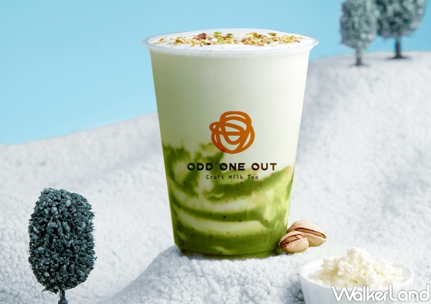 OOO開心果手搖杯！東區手搖杯ODD ONE OUT「開心果鮮奶茶」新品開喝，開心果義式冰淇淋拍IG很可愛。 | beanfun!