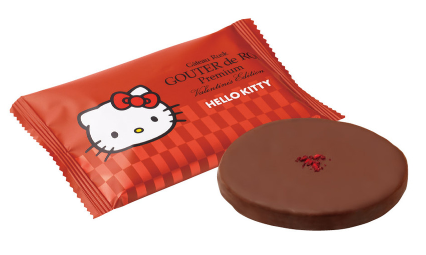 Kitty來助攻情人節了！日本爆紅款「Hello Kitty牛奶巧克力脆餅」極濃登場，「超厚實巧克力醬」淋滿法式脆餅，每吃一口越過癮。 | beanfun!