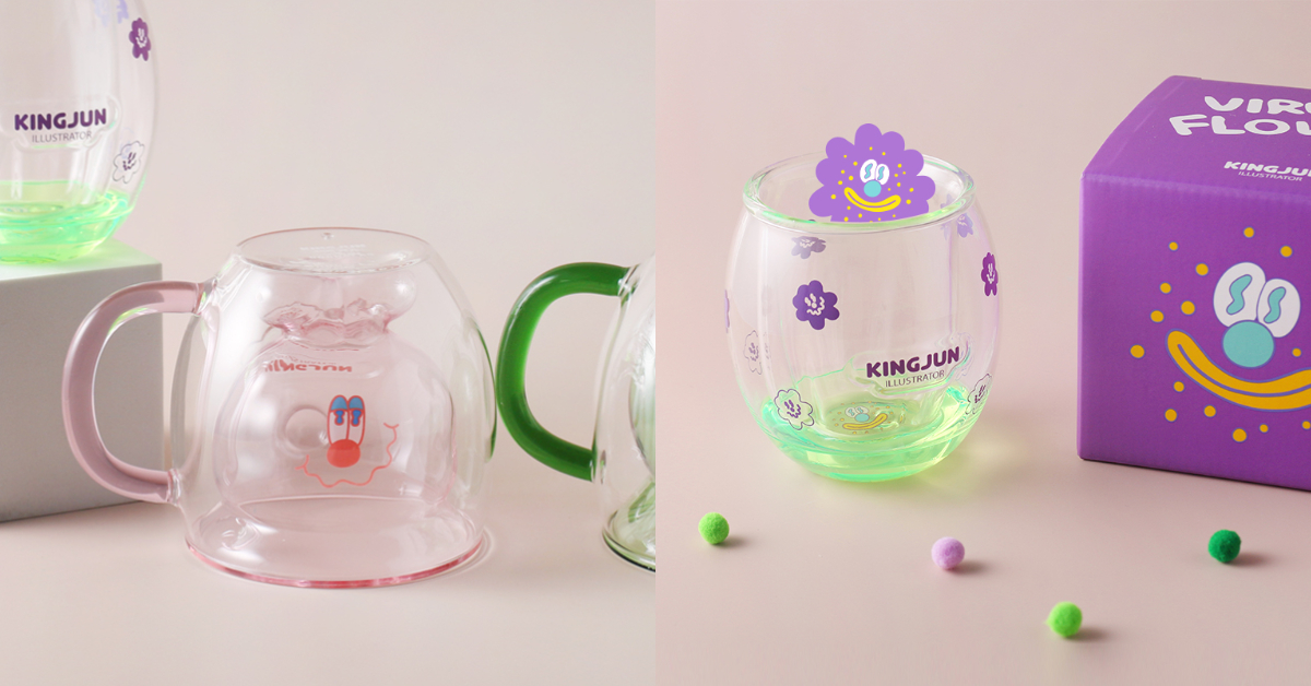 好愛這種逗趣感！KINGJUN「醜可愛外星人」化身雙層玻璃杯和吸管，為辦公空間增添童趣氛圍-Taipei Walker