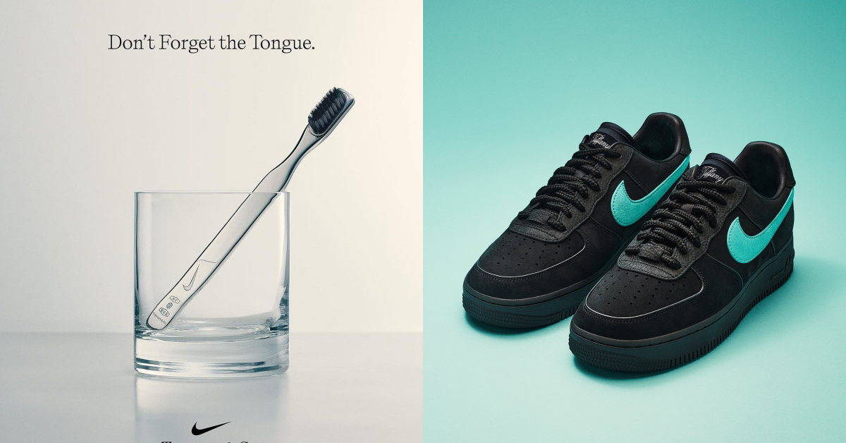 Tiffany×Nike聯名系列登場：除了球鞋外，最大亮點竟然是支牙刷？-Taipei Walker