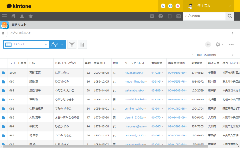 kintoneの標準機能だけで年代別に集計してみよう！ | キントマニア | kintone活用ブログ