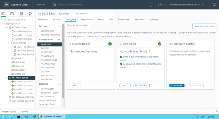 【VMware Hands on Labで検証シリーズ】vSAN HCI Meshを試す – 構成編 | Lab8010
