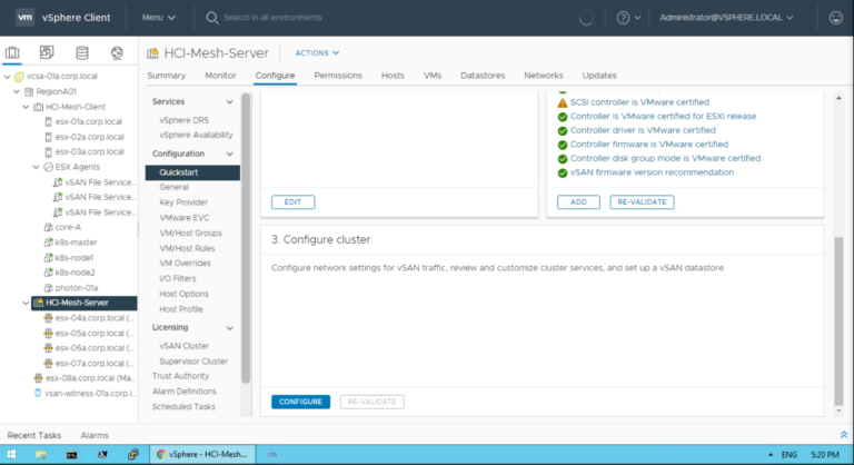【VMware Hands on Labで検証シリーズ】vSAN HCI Meshを試す – 構成編 | Lab8010