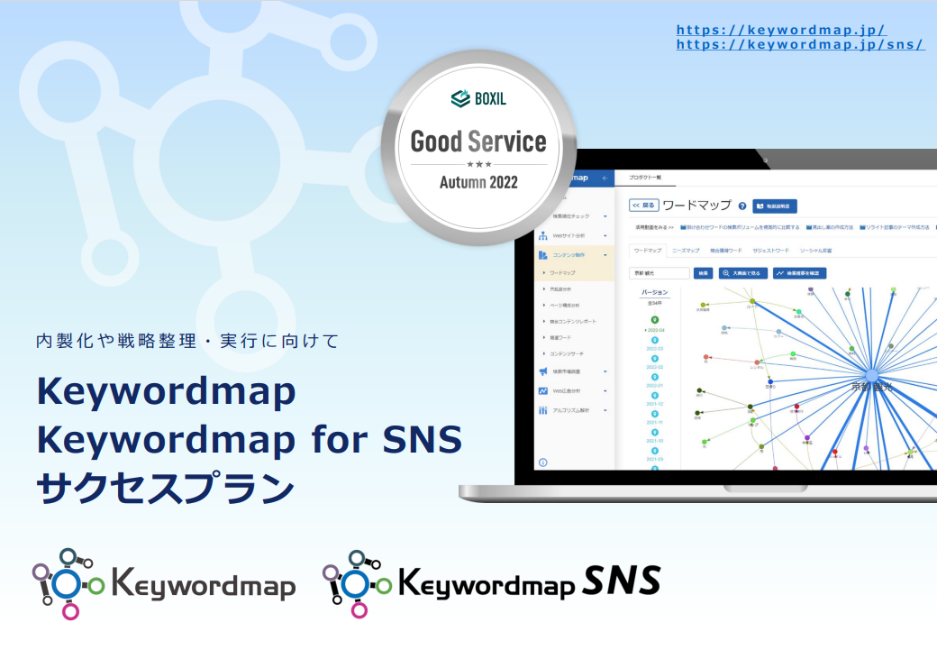 Keywordmap・Keywordmap for SNS導入企業を対象とした「サクセスプラン」の提供を開始しました | Ledge.ai
