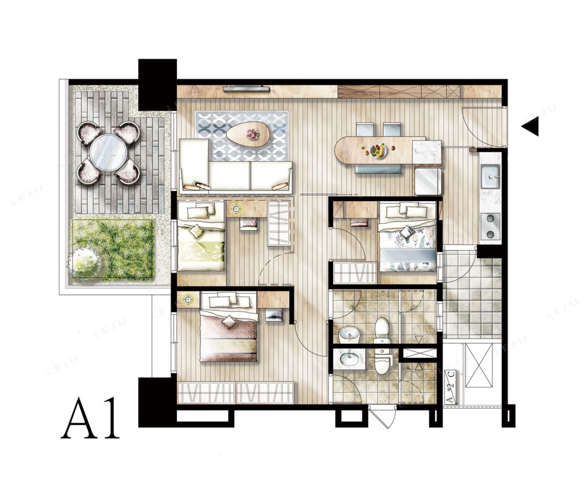 [小港]艾美MOMA2，V&B+TOTO精品衛浴隔音淨水宅，邊間3房限量推出