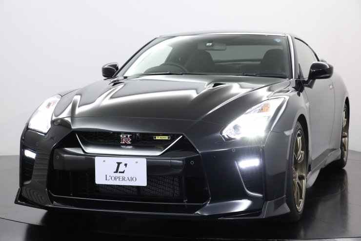 日産 GT-R プレミアムエディションT-spec ワンオーナー 有償色(ミッドナイトパープル) モリグリーン内装 カーボンブレーキ ...