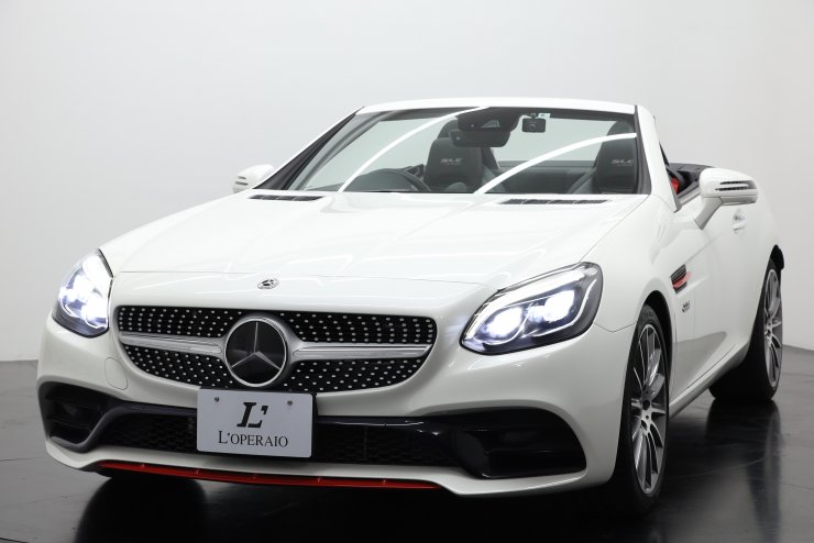 メルセデスベンツ SLCクラス SLC180 スポーツ レッドアートエディション 特別仕様車 有償色 専用18インチアルミ ブラック×パール ...