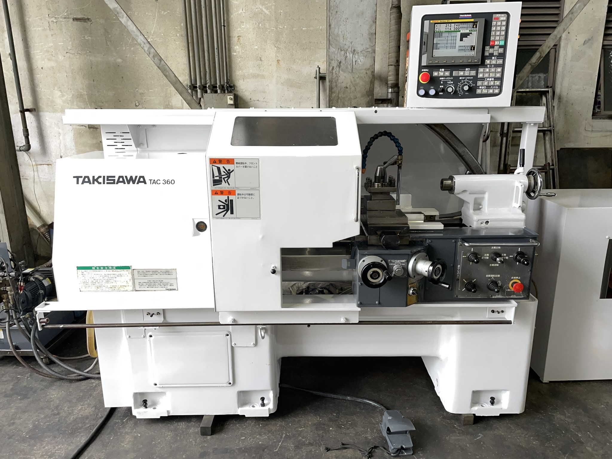 TAKISAWA｜滝澤鉄工所 NC旋盤 TAC-360 | マシンライフ