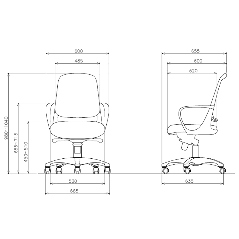 TOKIO Vol.16のオフィス・業務用チェア オフィスチェア CF-6M_｜飲食店用家具のオーダー販売｜店舗家具ショップ