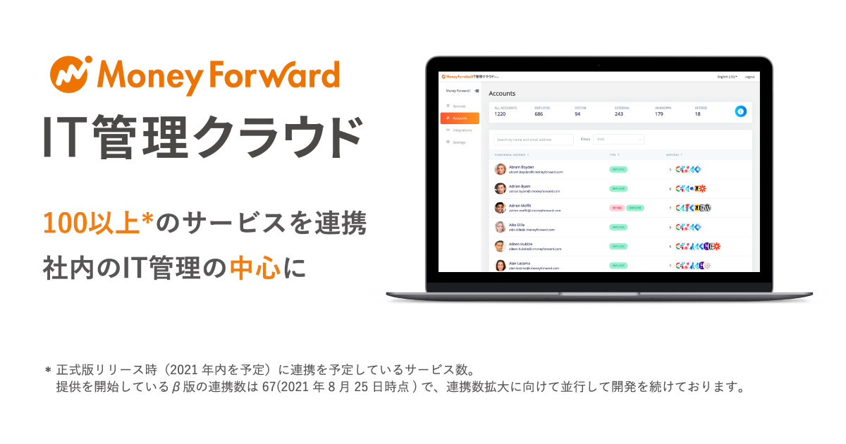 Launched “Money Forward IT Management”｜Money Forward, Inc.