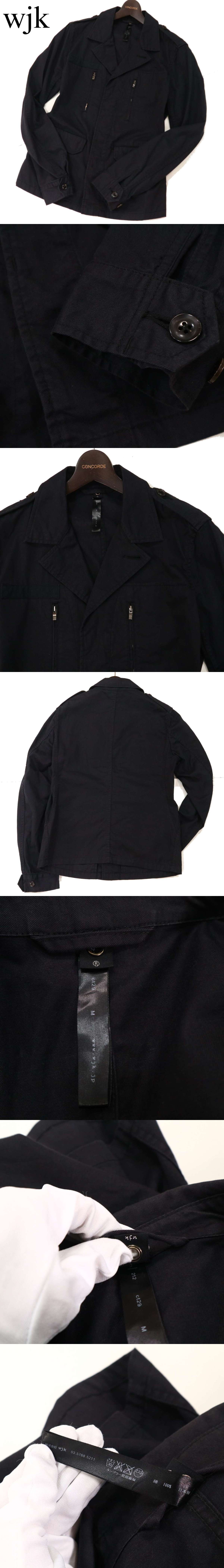 代購代標第一品牌－樂淘letao－wjk ダブルジェイケイ 212 ct29 通年 M-43★ ミリタリー アーミー フィールド ジャケット Sz.M メンズ 黒 日本製 G3T01484_5#O