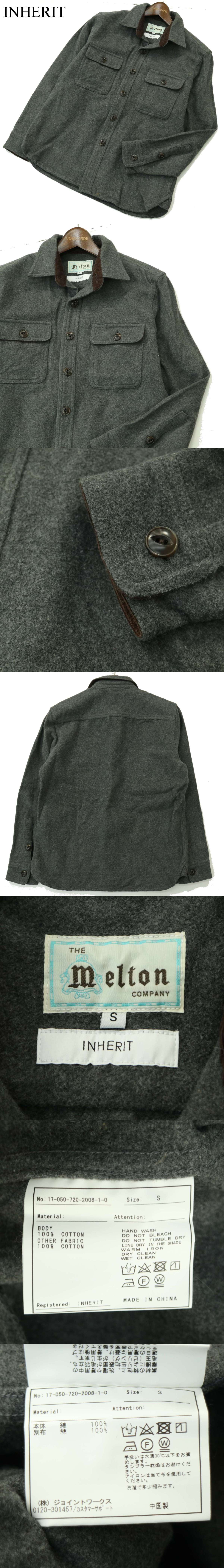 Yahoo!オークション - INHERIT インヘリット 秋冬 melton メルトン 長...
