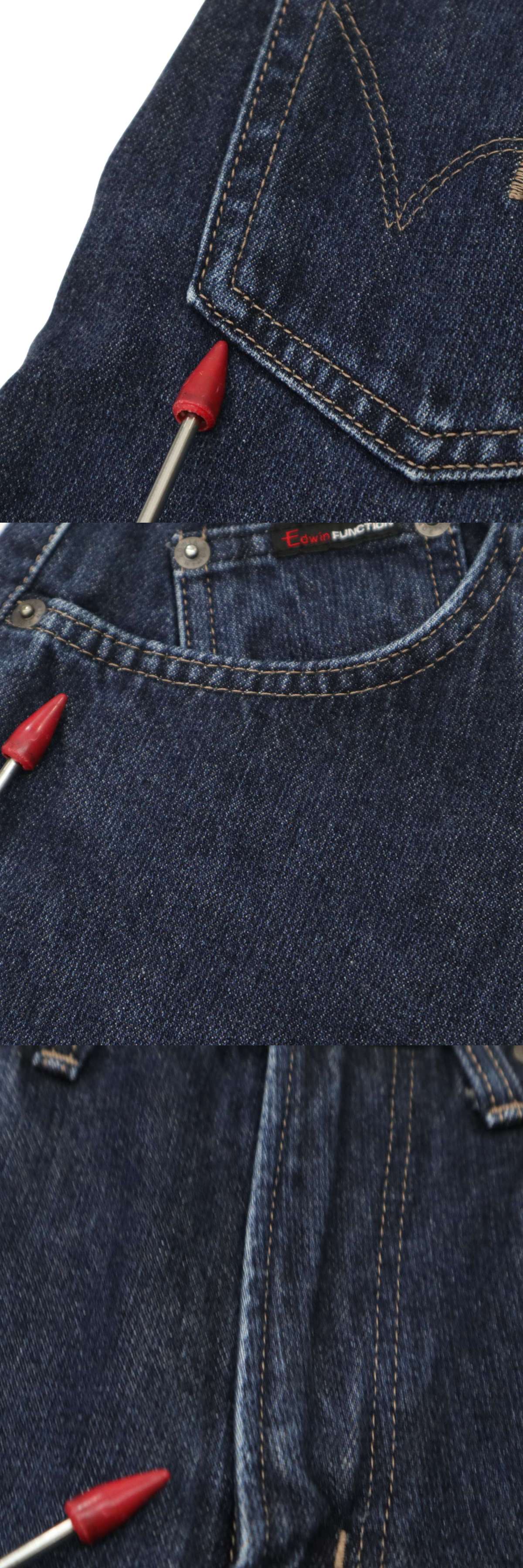 Yahoo!オークション - EDWIN EZ503 ザイロン E-FUNCTION ストレート デ...