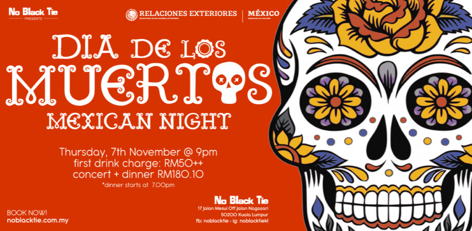 Nov 7 - Dia de los Muertos - Mexican Night | Peatix