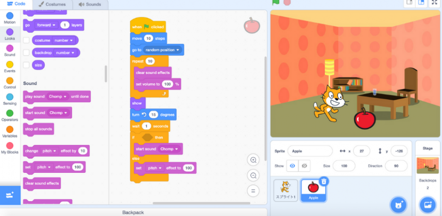 【小学校高学年限定！無料オンライン講座】英語でScratch(スクラッチ)を学んでみよう！ | Peatix