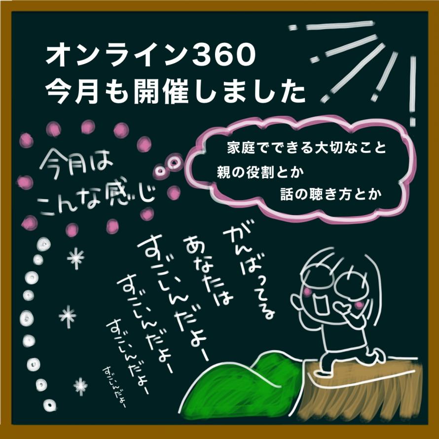 『オンライン360』11月 〜お子さんのひきこもり状態に寄り添う親の会〜 | Peatix
