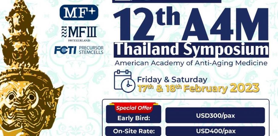 12th A4M Thailand Symposium 2023 | Peatix
