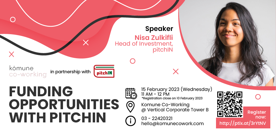 Funding Opportunities with pitchIN | Peatix