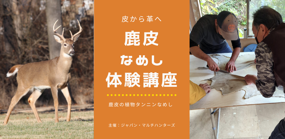 2023年4月22日 小田原産鹿皮なめし体験講座 ジビエキーマカレーランチ付 | Peatix