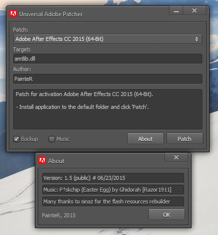 Adobe Universal Patcher V1.06 | Peatix